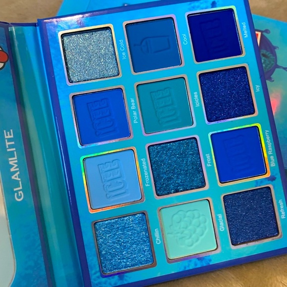 Glamlite | Makeup | Glamlite Icee Blue Raspberry Eyeshadow Palette Bnib ...